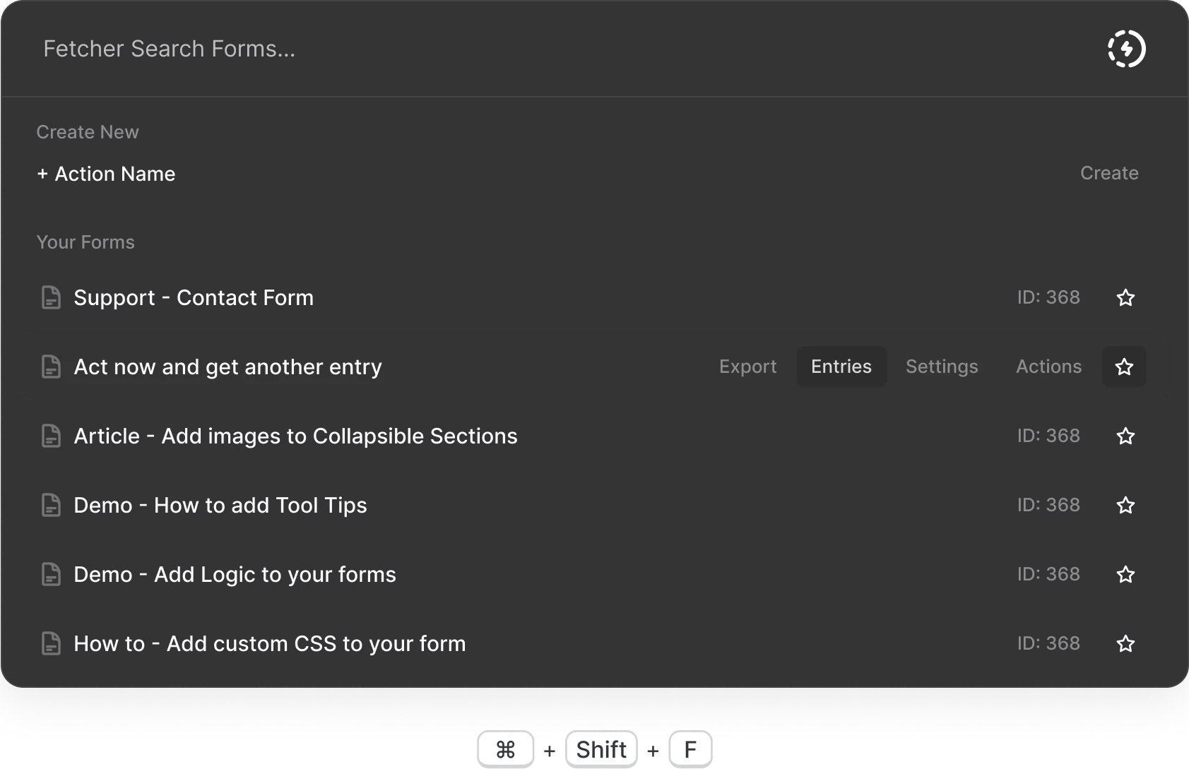 Gravity Forms Fetcher - JetSloth
